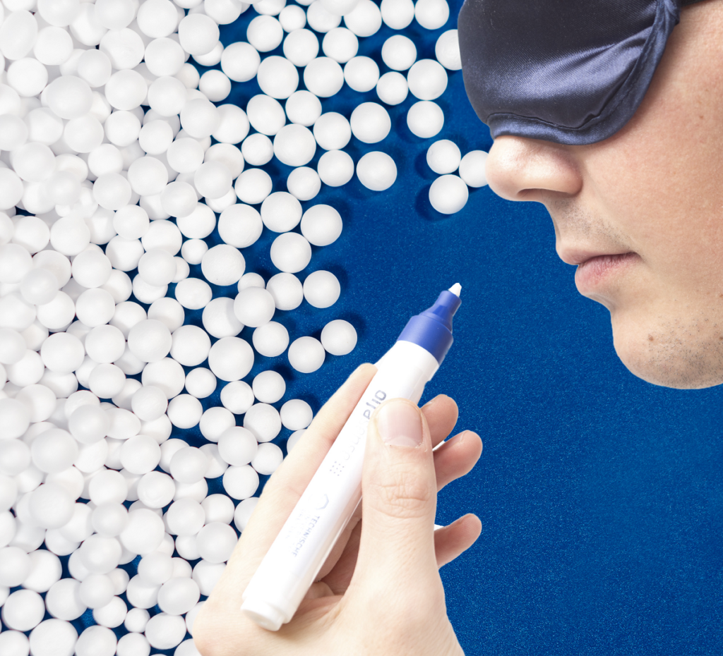 Sniffing sticks - Olfactory characterization of plastics. - Olfasense