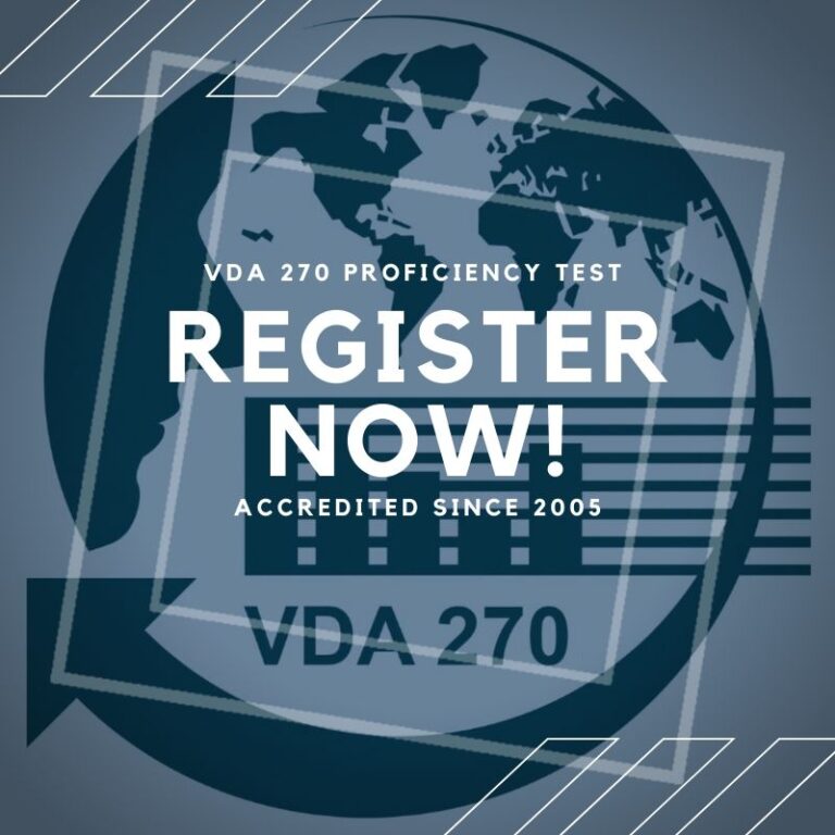 Registration for the VDA 270 proficiency test 2020 now open - Olfasense