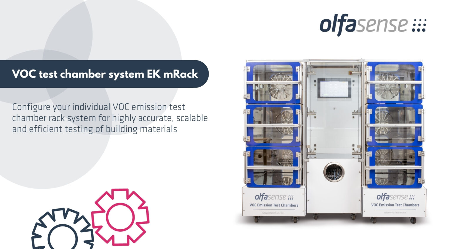 Olfasense develops VOC emission test chamber rack system EK mRack ...